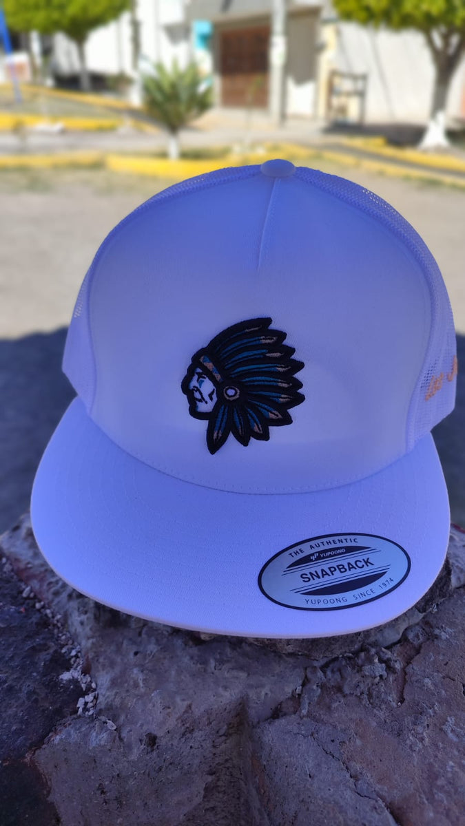 Los Jefes Apache Pluma Azul - Blanco/Blanco – W Western Mexico