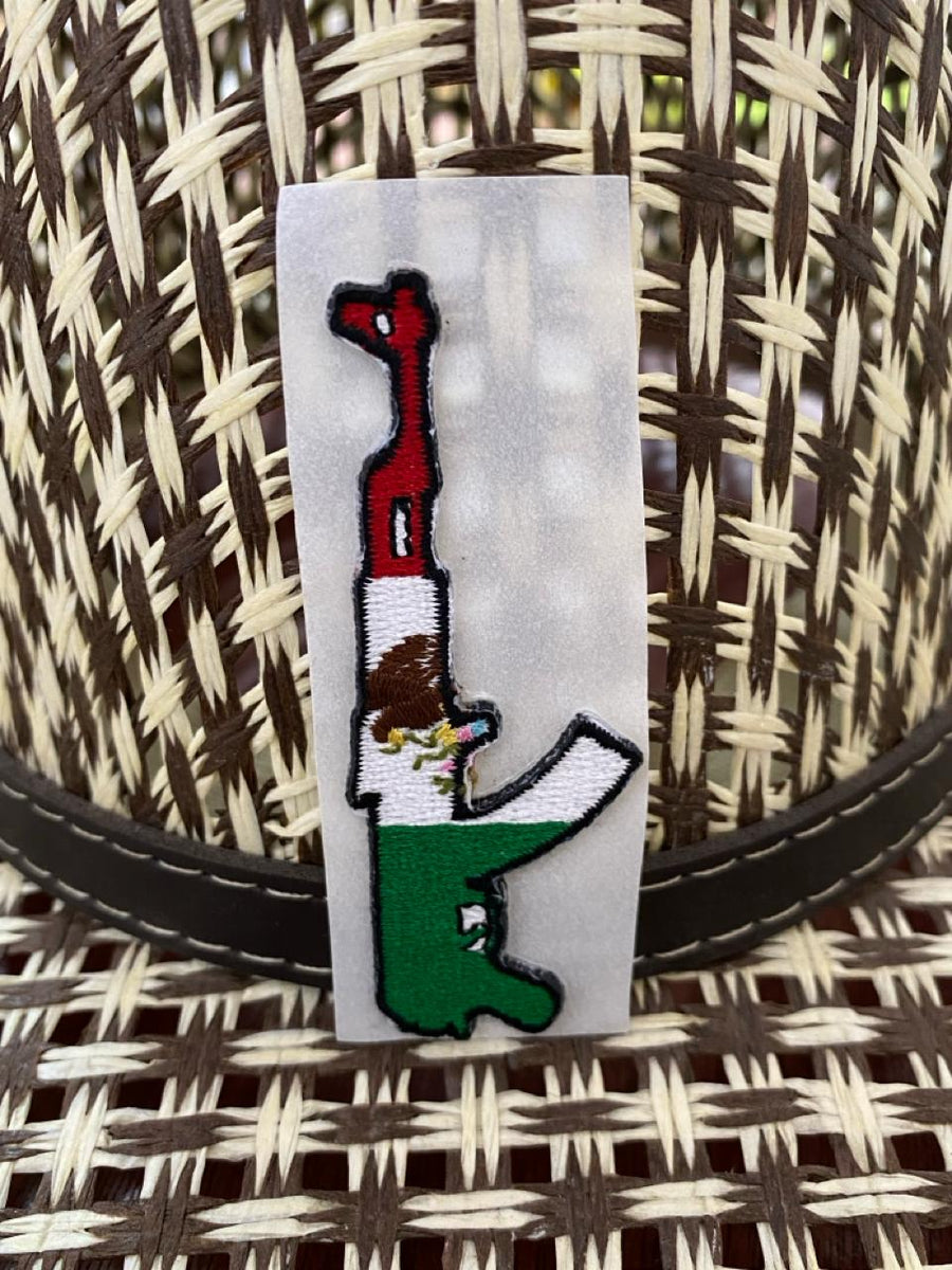 AK47 Mexican Flag Patch – W Western Mexico