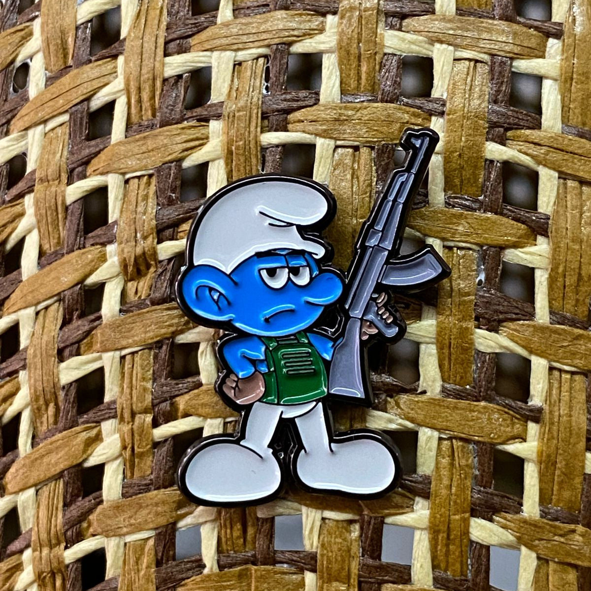 Little War Smurf Pin – W Western Mexico